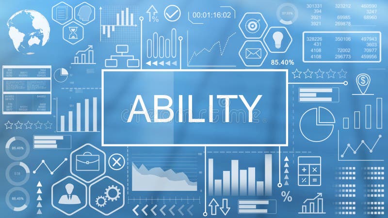 Ability, Animated Typography Stock Illustration - Illustration of ...