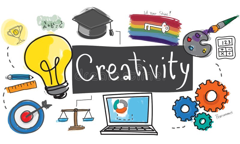 Ability Capability Creativity Drawing Icon Illustration Concept Stock ...