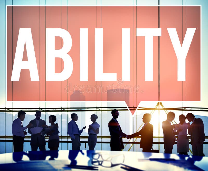 Ability Skill Expertise Performance Experience Concept Stock Photo ...