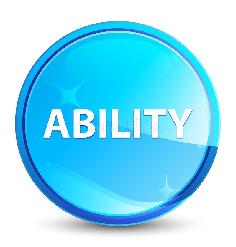 Power Splash Natural Blue Round Button Stock Illustration ...