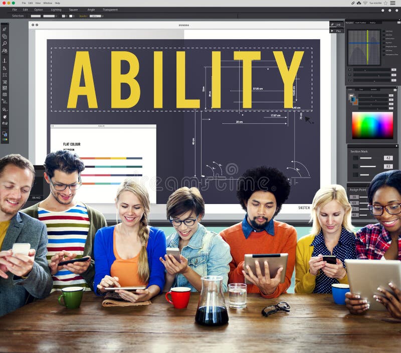 Ability Strength Potential Skills Concept Stock Photo - Image of group ...