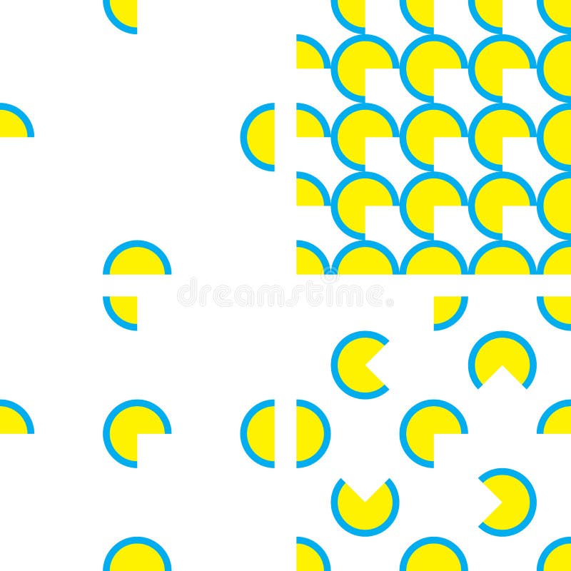 Four Different Abstract Pattern Seamless Background. Fabric Wallpaper ...