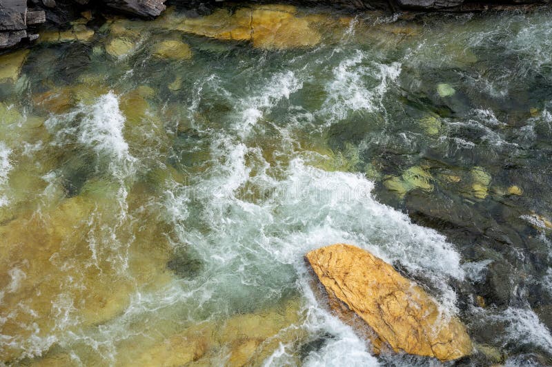 Abisko River Canyon in Abisko National Park, Sweden Stock Image - Image ...