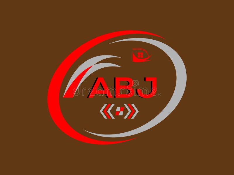 ABJ Letter Logo Design. ABJ Simple and Modern Monogram Logo Stock ...