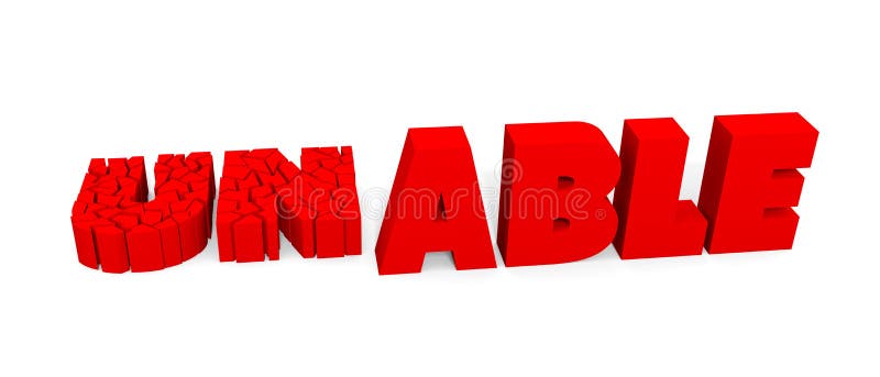 ABLE stock illustration. Illustration of obstacles, tenacity - 42340203