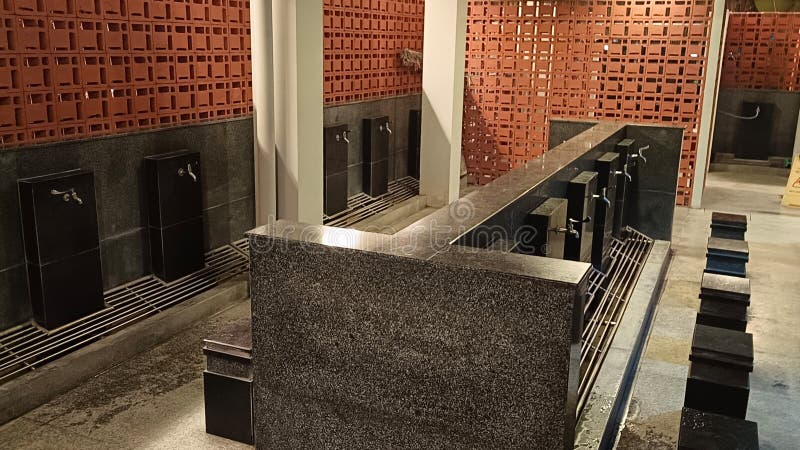 Ablution Area in the Mosque Stock Image - Image of landmark, design ...