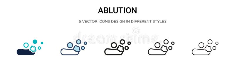 Ablution Icon in Filled, Thin Line, Outline and Stroke Style. Vector ...