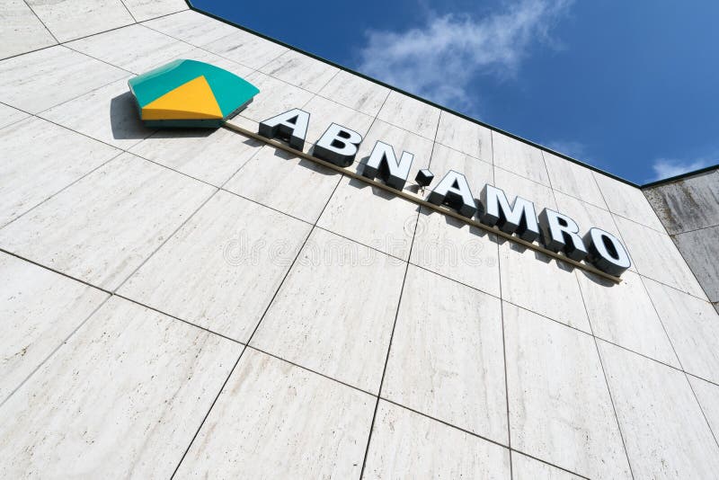 ABN AMRO firma en la rama foto de archivo editorial. Imagen de ...