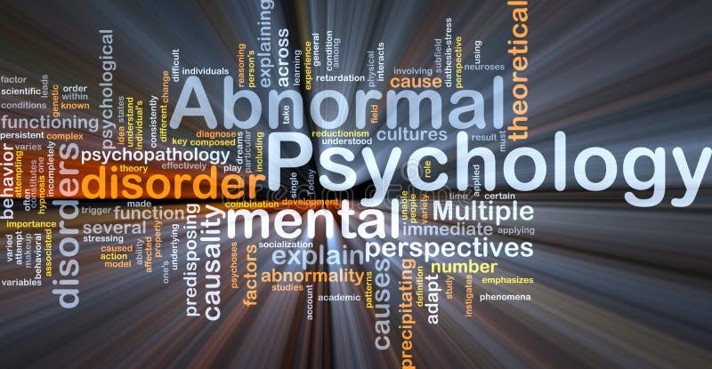 Abnormal Psychology Background Concept Stock Illustration ...