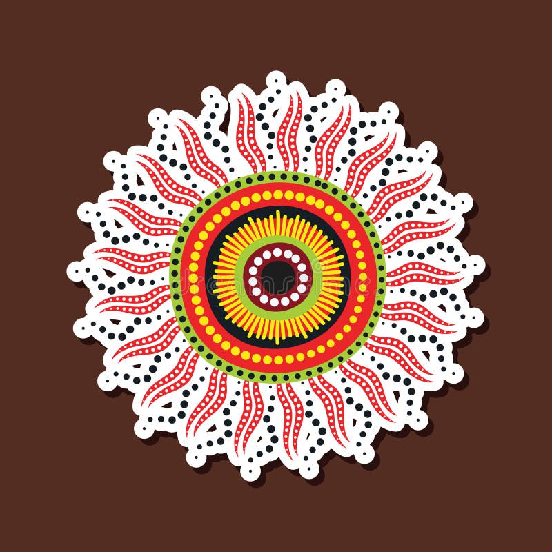 Aboriginal Circle Design Stock Illustrations – 5,349 Aboriginal Circle ...