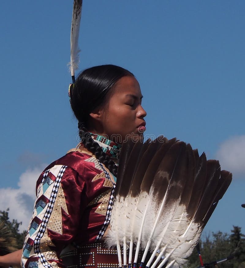 Aboriginal Dancer at Edmonton S Heritage Days 2013 Editorial Stock ...