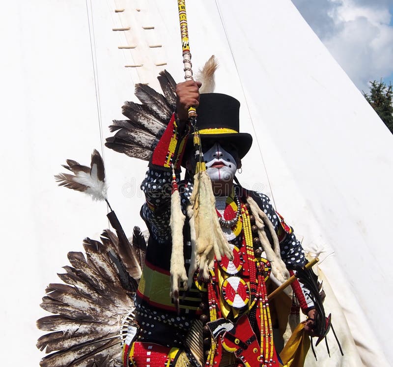 Aboriginal Dancer at Edmonton S Heritage Days 2013 Editorial Stock ...