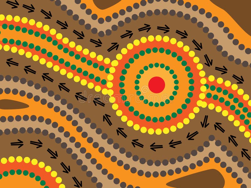 Aboriginal Design Stock Photography - Image: 4712202