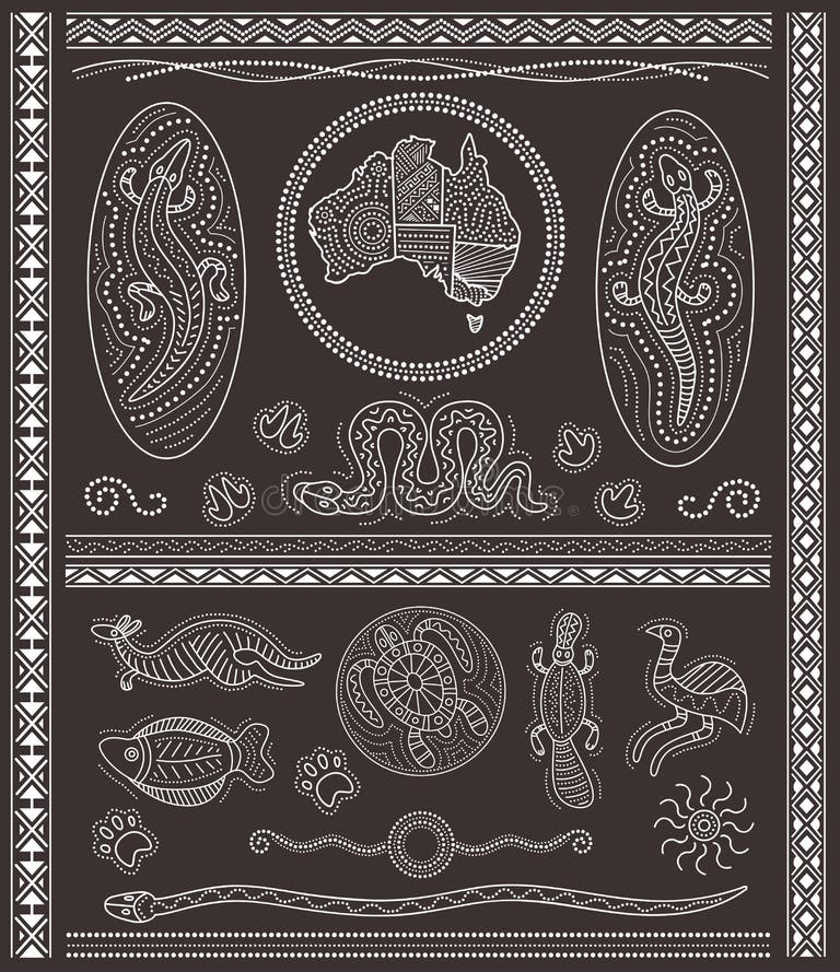 Aboriginal Border Stock Illustrations – 4,017 Aboriginal Border Stock ...