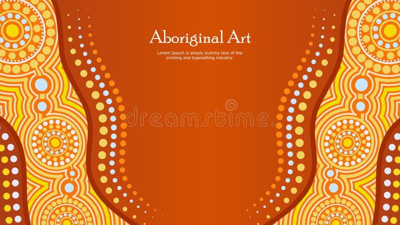 Aboriginal Art Vector Banner Text Stock Illustrations – 205 Aboriginal ...