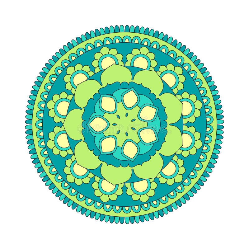 Aboriginal Dot Painting Mandala Ethnic Design Vector Dots Pattern ...