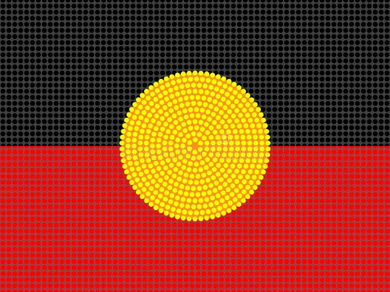 Aboriginal Flag Design stock vector. Illustration of pattern - 8520350 Aboriginal Flag Design stock vector. Illustration of pattern - 8520350