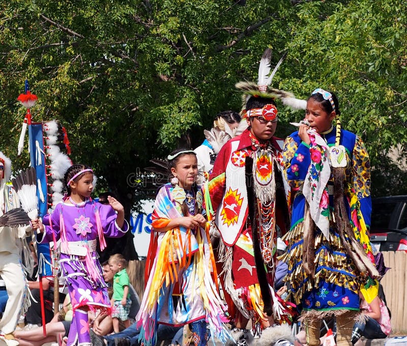 Aboriginal People in K-Days Parade Editorial Photography - Image of ...