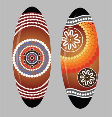 Aboriginal Shield Vector Art. Stock Vector - Illustration of shape ...