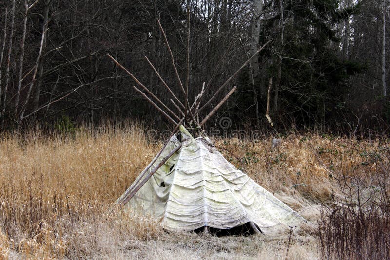 Aboriginal Tee-Pee stock photo. Image of white, space - 22836720