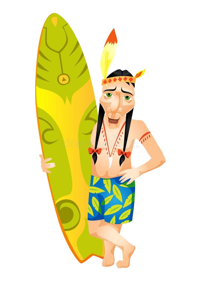 Aborigine stock vector. Illustration of freedom, mascot - 31335245