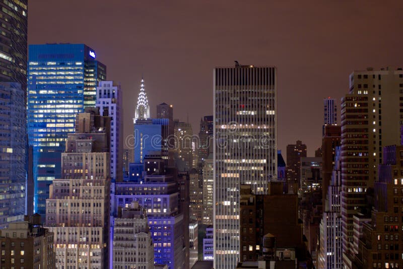 Above the city at 2am stock image. Image of city, district - 21232605