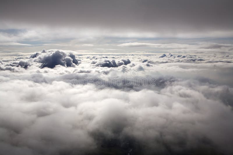 Above clouds stock image. Image of vapor, cloud, rain - 1255631