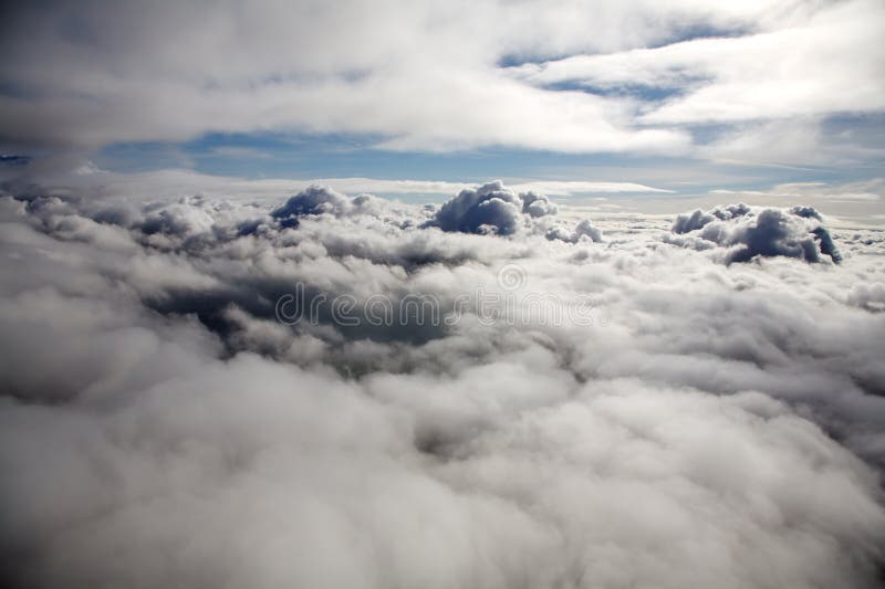 Above clouds stock image. Image of strata, aerial, rain - 1255685