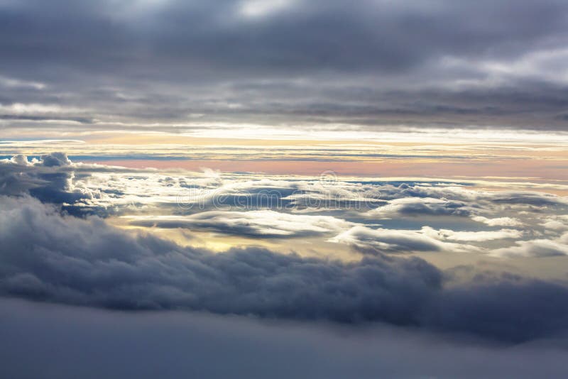 Above clouds stock image. Image of tranquility, coast - 195236087