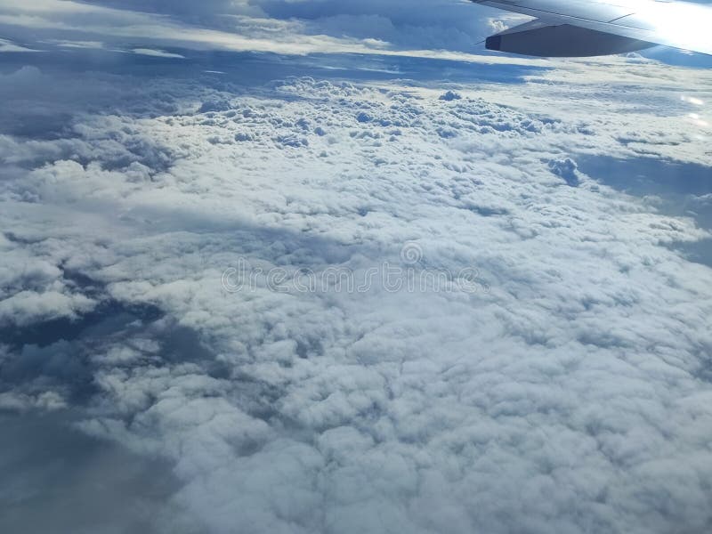 Above the Clouds with Open Wings Stock Image - Image of earth, amazing ...