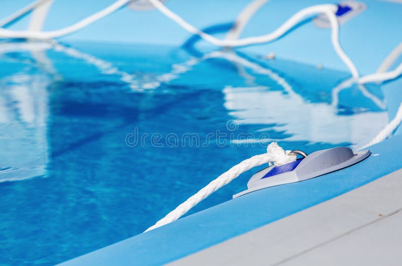 Above-ground Inflatable Swimming Pool Stock Photo - Image of home ...