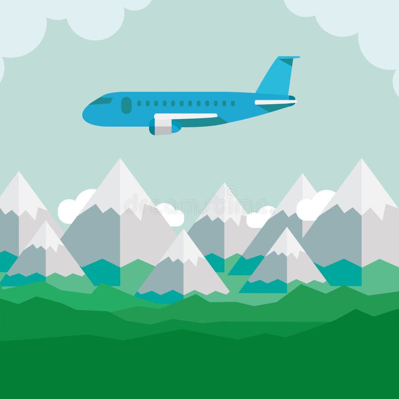 Above the ground plane stock vector. Illustration of engine - 51766108