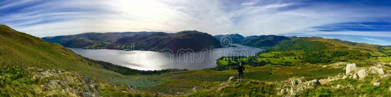 Above the lake editorial stock image. Image of lake, tower - 95075829