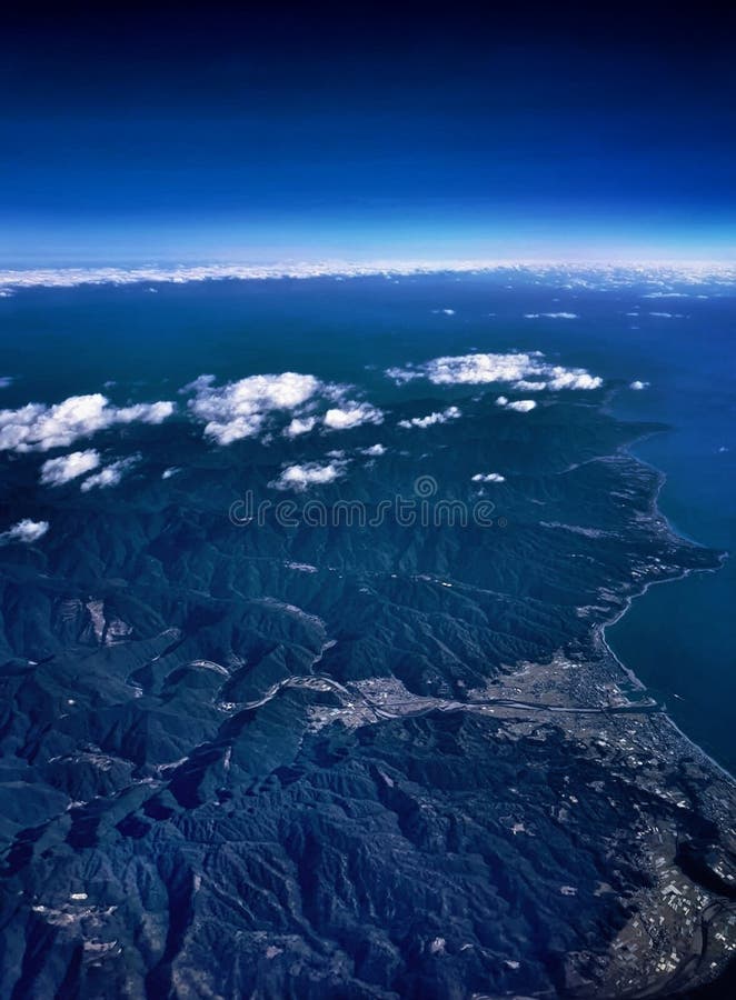 Above the Land stock photo. Image of flight, coast, earth - 180084240