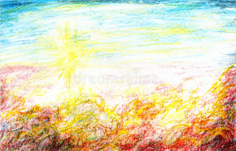 Shiny Sun Rays on a Bright Day Stock Image - Image of retro, grunge ...