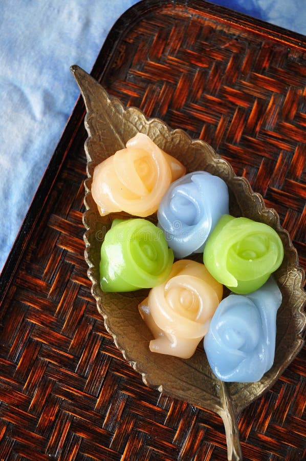 Thai traditional dessert stock photo. Image of detail - 25524940