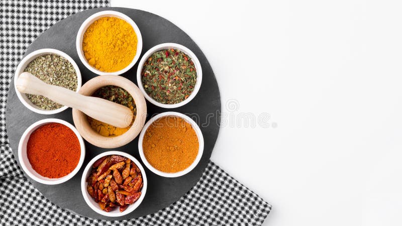 Above View Frame with Condiments Photo Stock Photo - Image of dinner ...