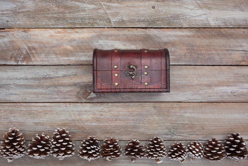 Above View of Treasure Chest on Decorated Table Decorated Table Stock ...