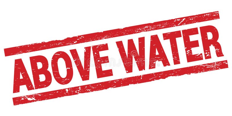 Water Text Written on Green Stamp Sign Stock Illustration ...