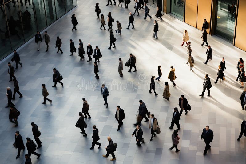 Abowe view of crowd stock image. Image of office, material - 321966065