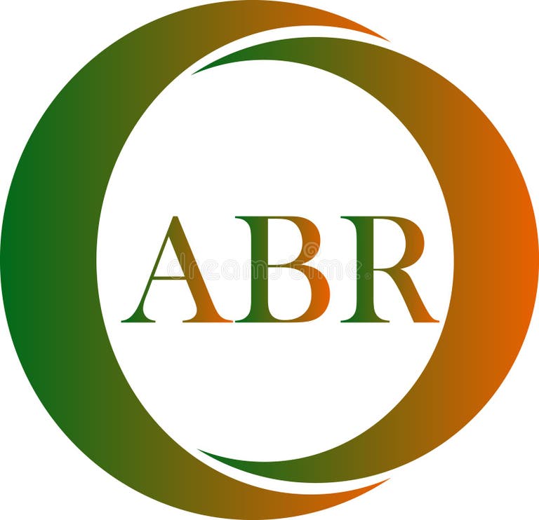 ABR Circle Concept Logo Design Template Stock Vector - Illustration of ...
