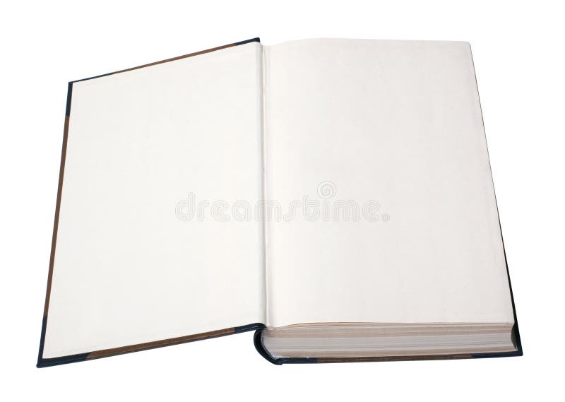 Abra El Libro En Blanco Con El Camino Foto de archivo - Imagen de ...