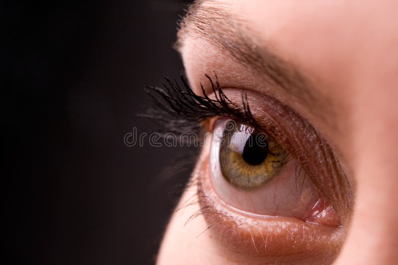 Abra el ojo foto de archivo. Imagen de gente, aviso, humanos - 2536586