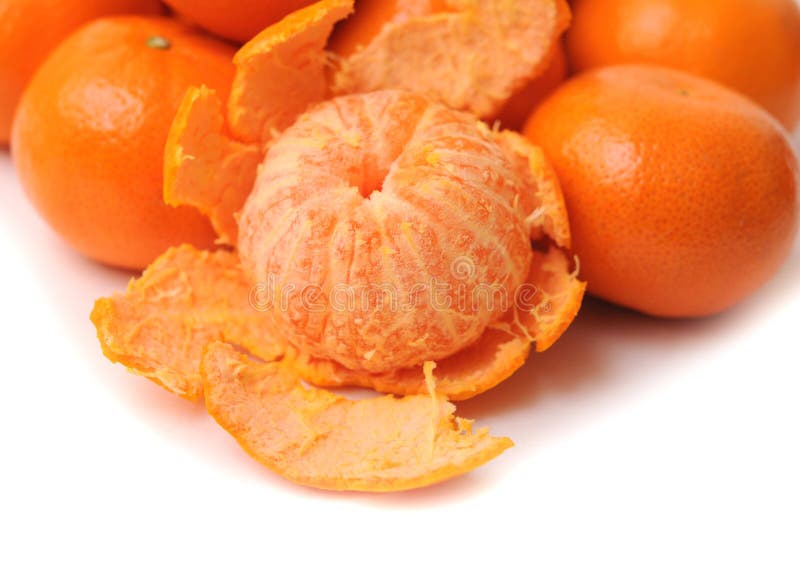 Abra la clementina imagen de archivo. Imagen de anaranjado - 35394069