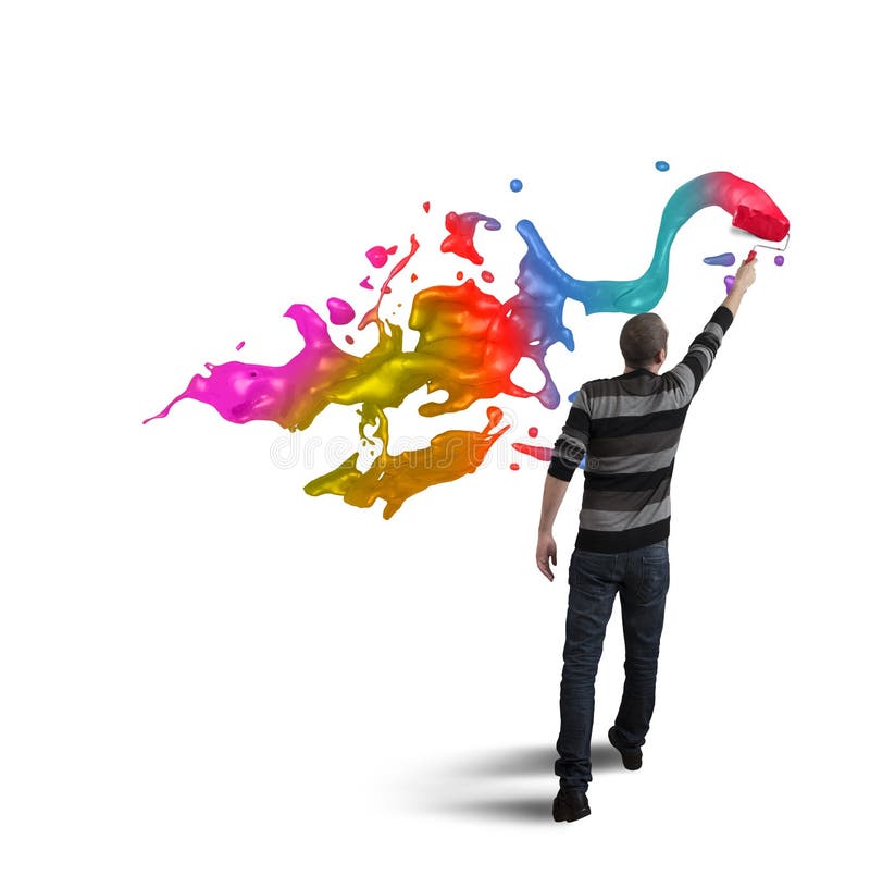 Abra La Creatividad En El Asunto Imagen de archivo - Imagen de color ...