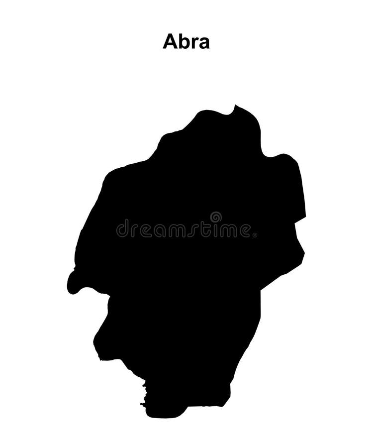 Abra outline map stock illustration. Illustration of territory - 360617066