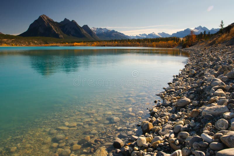Abraham Lake stock photo. Image of alberta, rockies, nature - 36323372