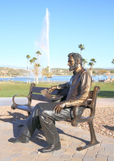 USA, AZ/Fountain Hills: Abraham Lincoln Statue Editorial Stock Image ...