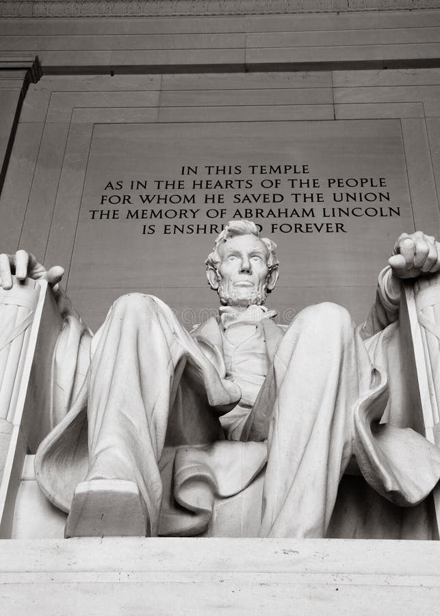 Abraham Lincoln memorial stock photo. Image of building - 2822310