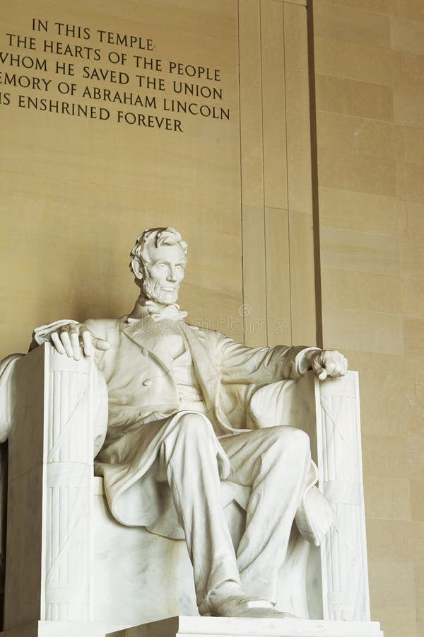 Lincoln Memorial Inscription Editorial Stock Photo - Image of memorial ...